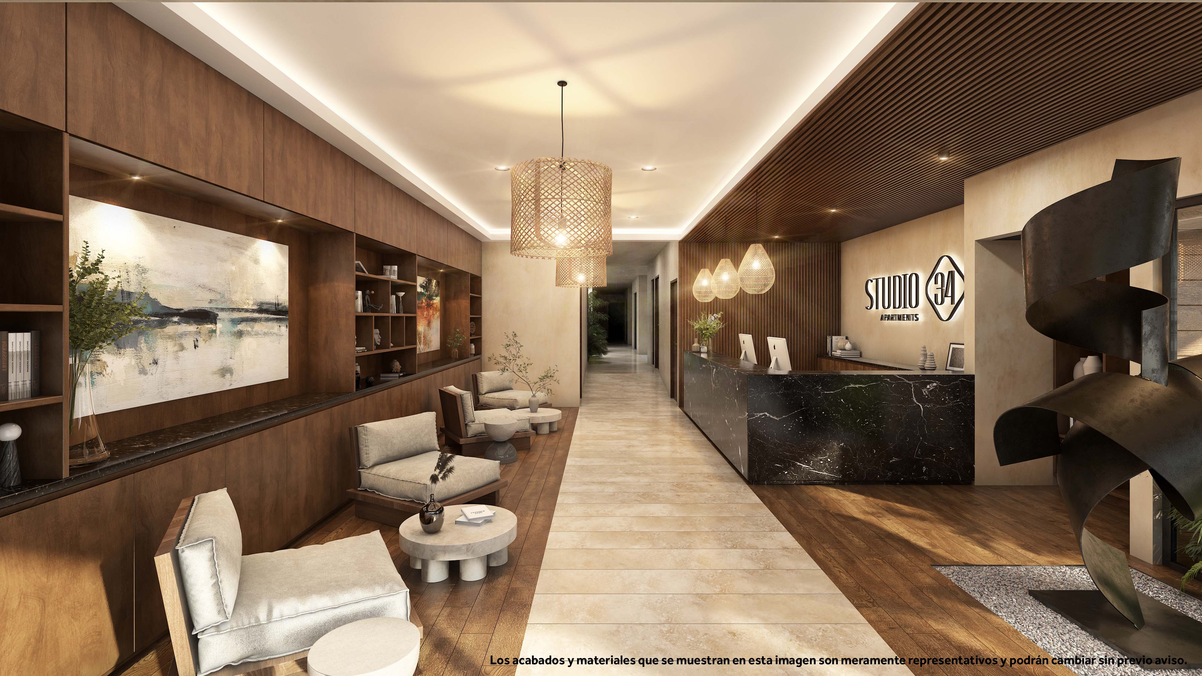 Departamentos en Venta en Playa del Carmen: Studio 34